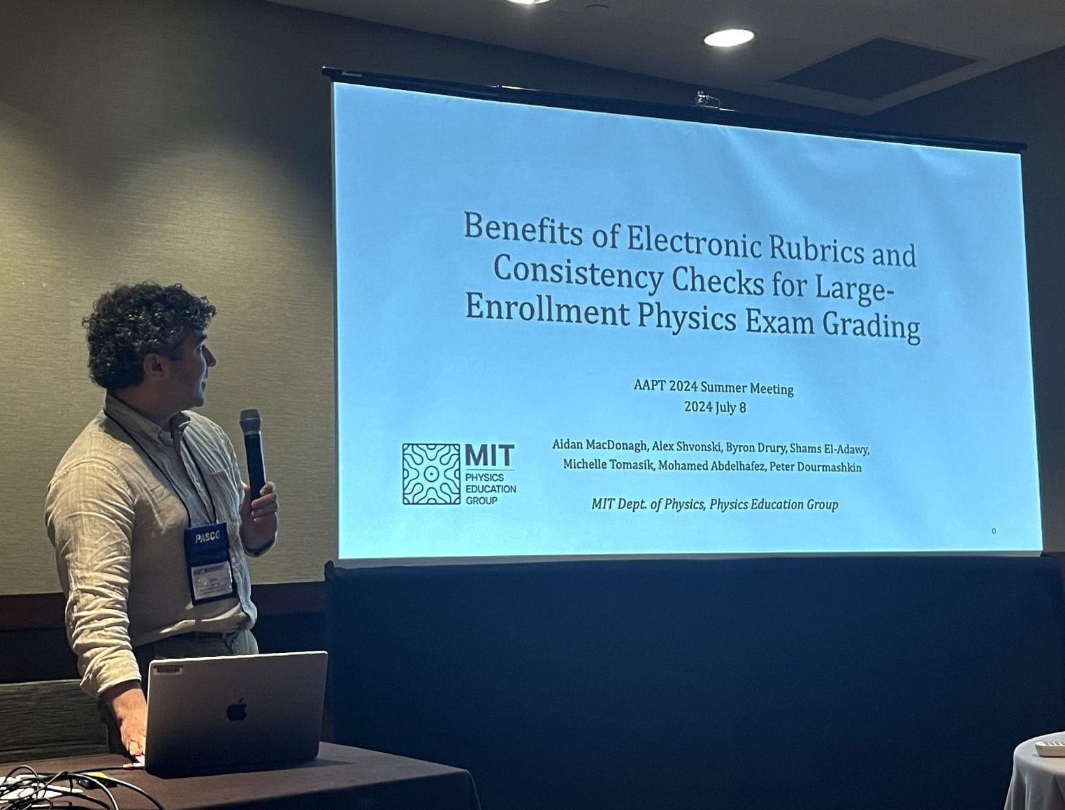 Physics Education Group at AAPT Summer Meeting 2024 » MIT Physics Physics Education Group at AAPT Summer Meeting 2024 » MIT Physics
